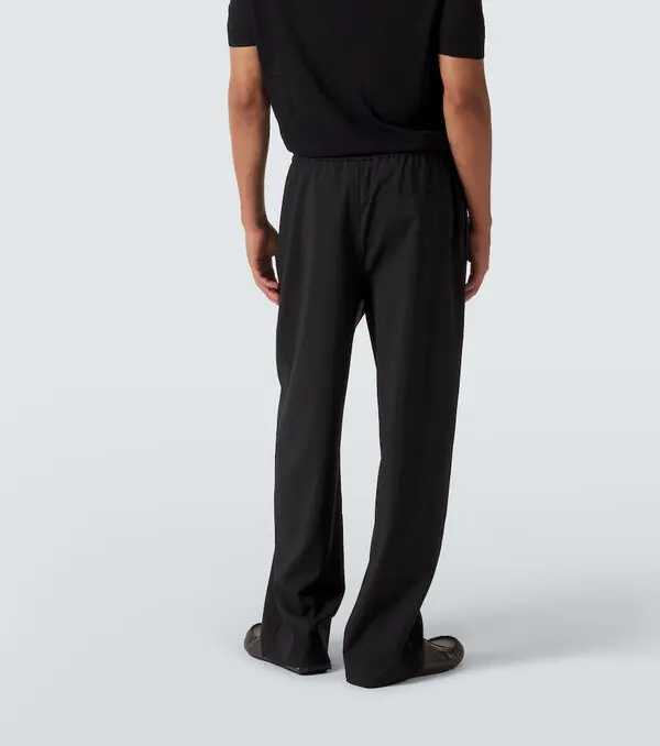 Loewe Wool Straight Leg Trousers