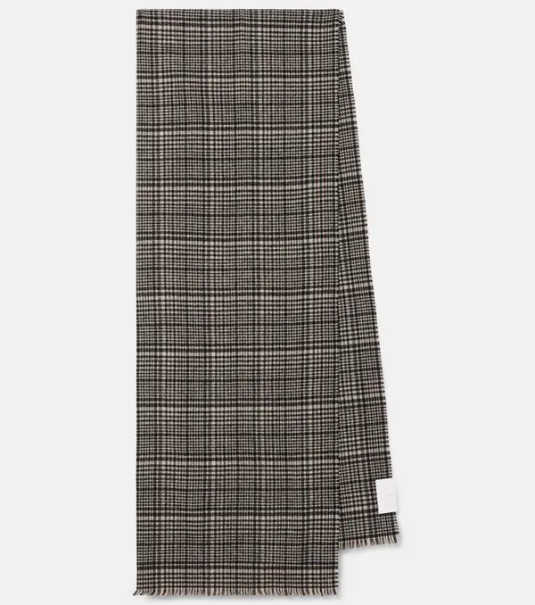 Brunello Cucinelli Checked Cashmere Scarf - Multicoloured