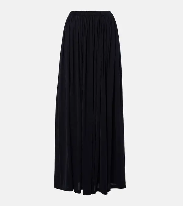 Max Mara Jersey Maxi Skirt - Blue