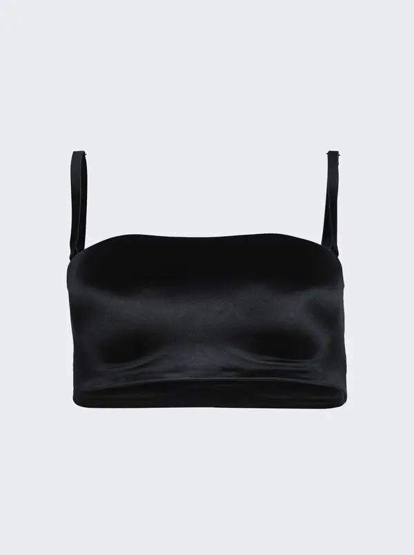 NIKESKIMS Shine Bandeau Bra Obsidian - Black