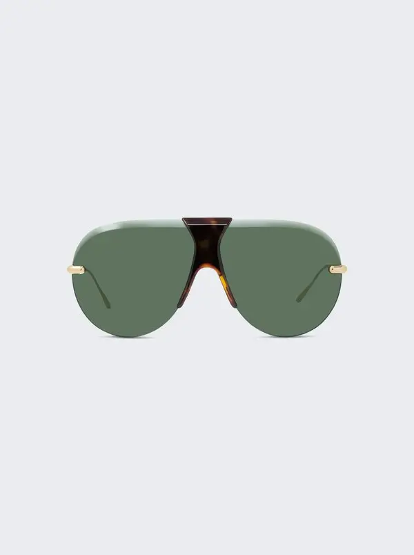 Loewe Aviator Sunglasses With Tone Accents - Gold