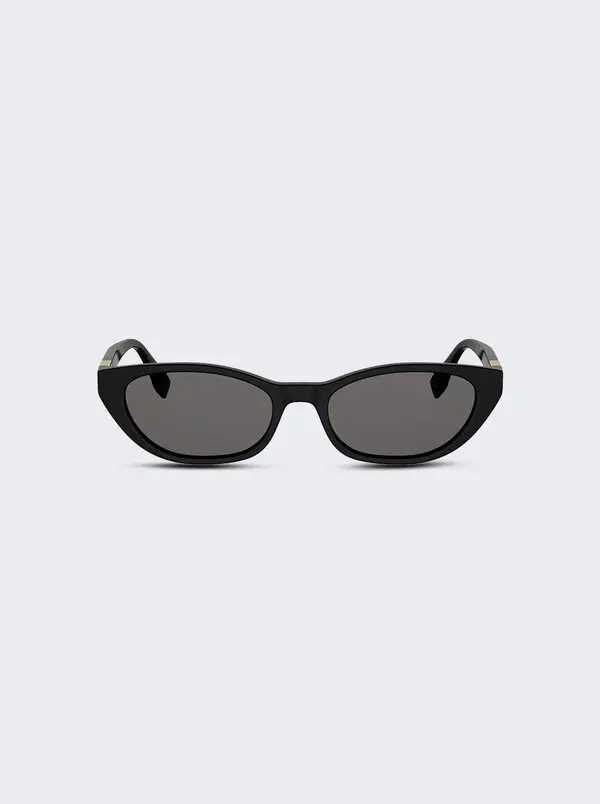 Fendi Shiny Acetate Cat-eye Sunglasses With Gold Ff Motif