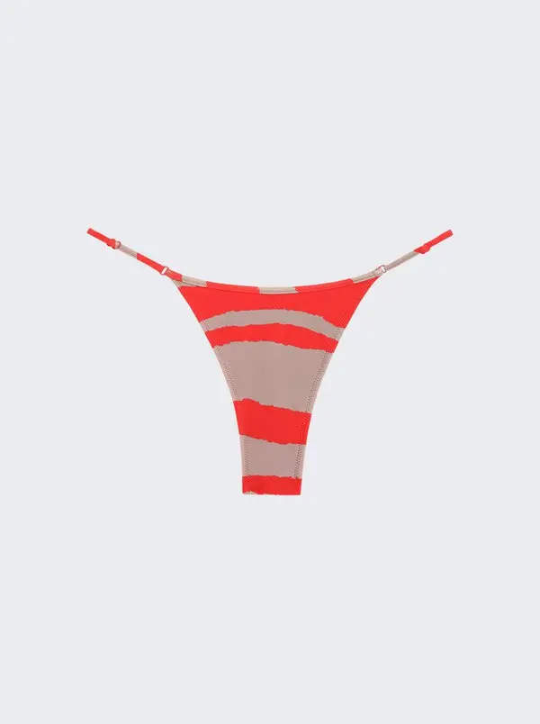 TROPIC OF C Luna Bottom Zebra Tomato - Multi