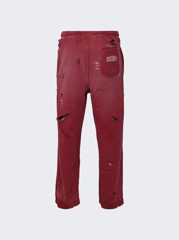 SATOSHI NAKAMOTO Luke Fleece Sweat Burgundy