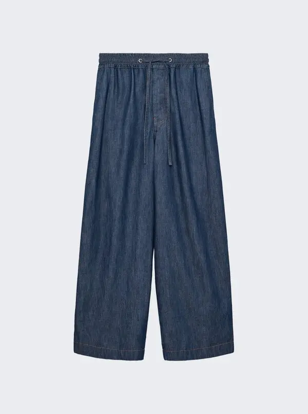 Loewe Drawstring Trousers Denim