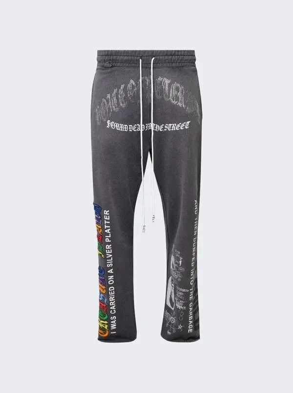 PALY Bobby Driscoll Sweatpant Washed - Black