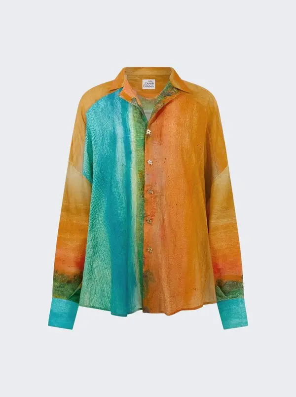 DONDE ESTEBAN Formentera Cotton Voile Shirt