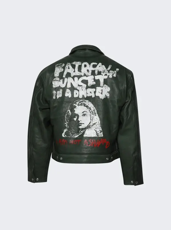 PALY I Am Not Ashamed Leather Work Jacket