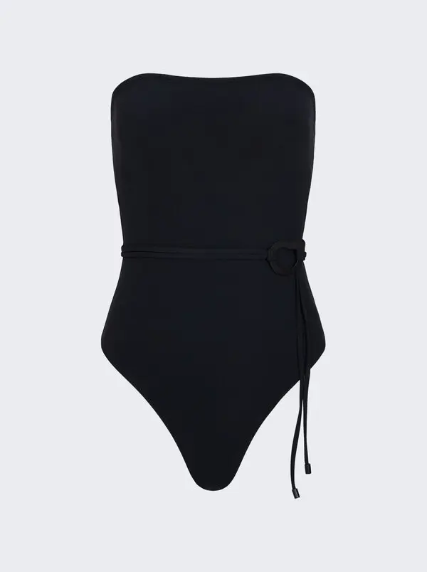 TROPIC OF C Orb Strapless One Piece - Black