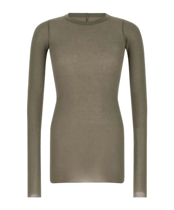 Rick Owens Crew Neck Long-sleeved T-shirt
