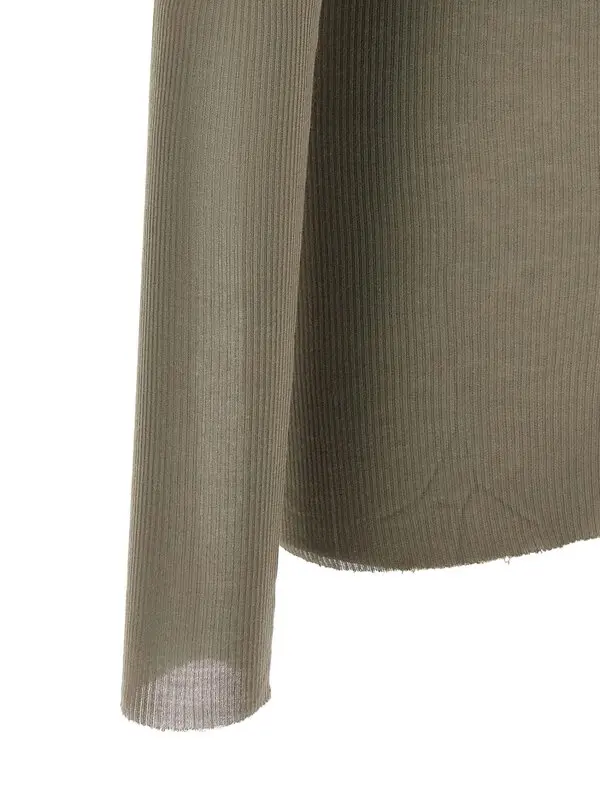 Rick Owens Crew Neck Long-sleeved T-shirt
