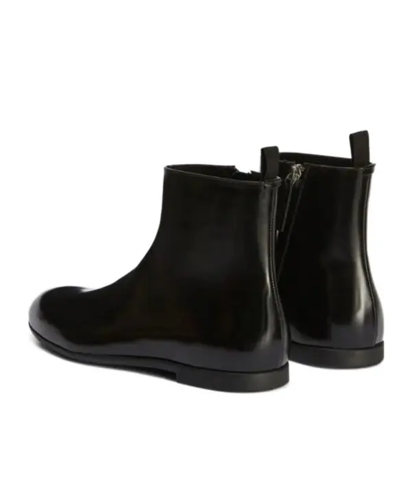 JIL SANDER Leather Ankle Boots