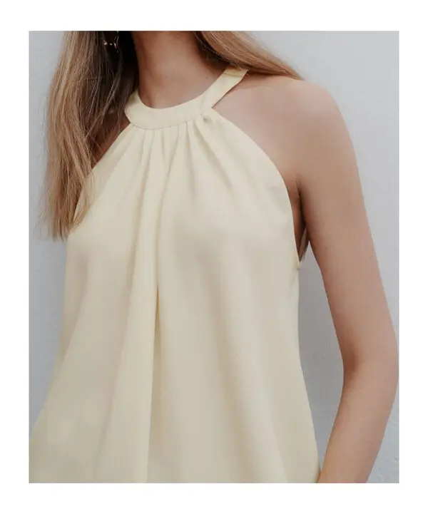 Marella Asymmetric Envers Satin Top