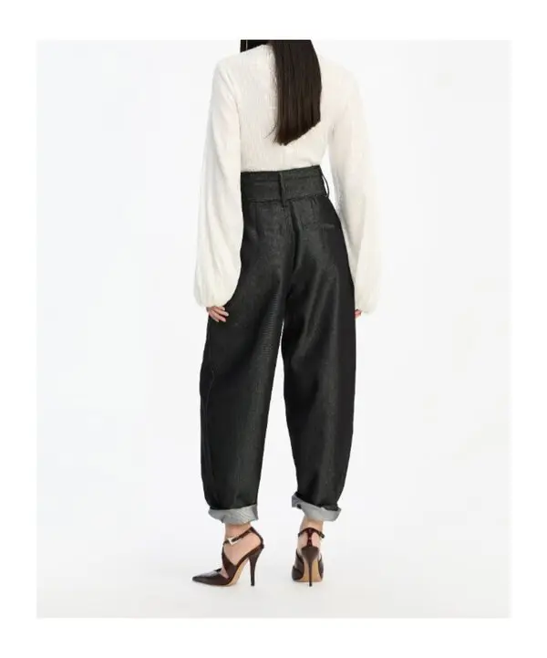 ROTATE BY BIRGER CHRISTENSEN Sequin-embellished Crewneck Top