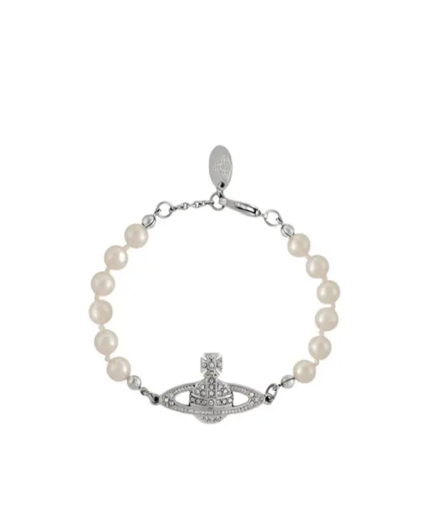 VIVIENNE WESTWOOD Logo Bracelet - Gray