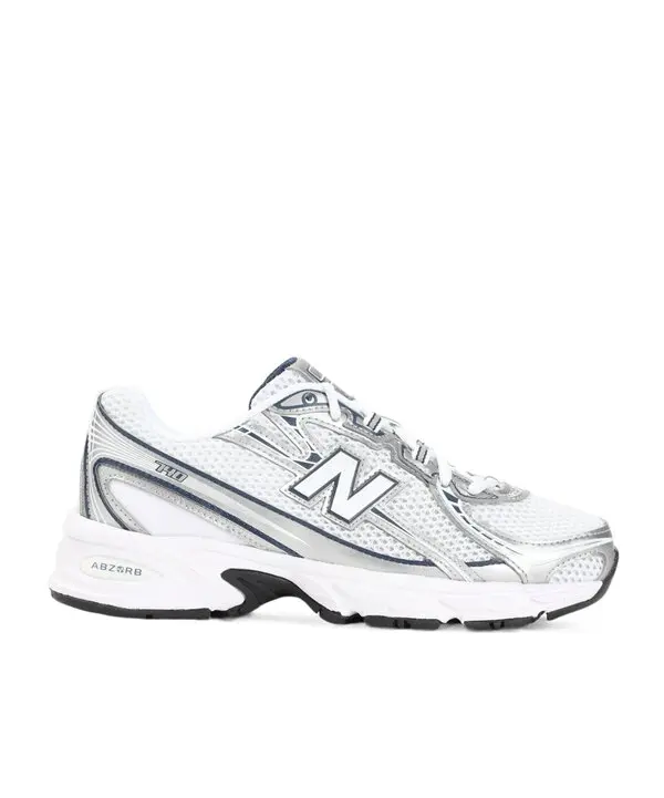 NEW BALANCE 740 Lace-up Sneakers - Whitesilvernavy