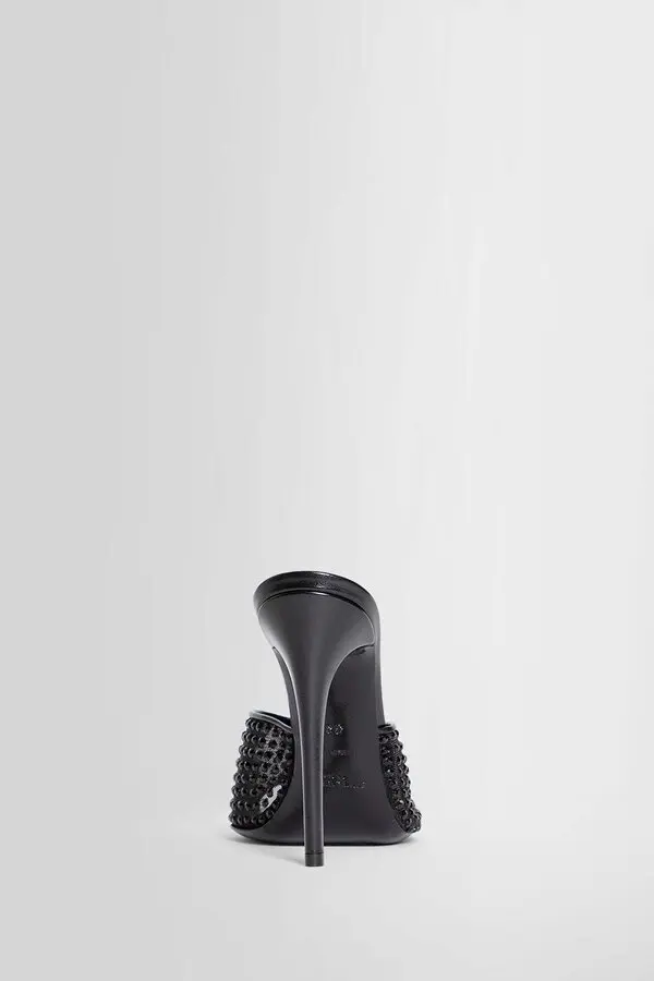 Saint Laurent Embellished Pointed Toe High Heel Sandals