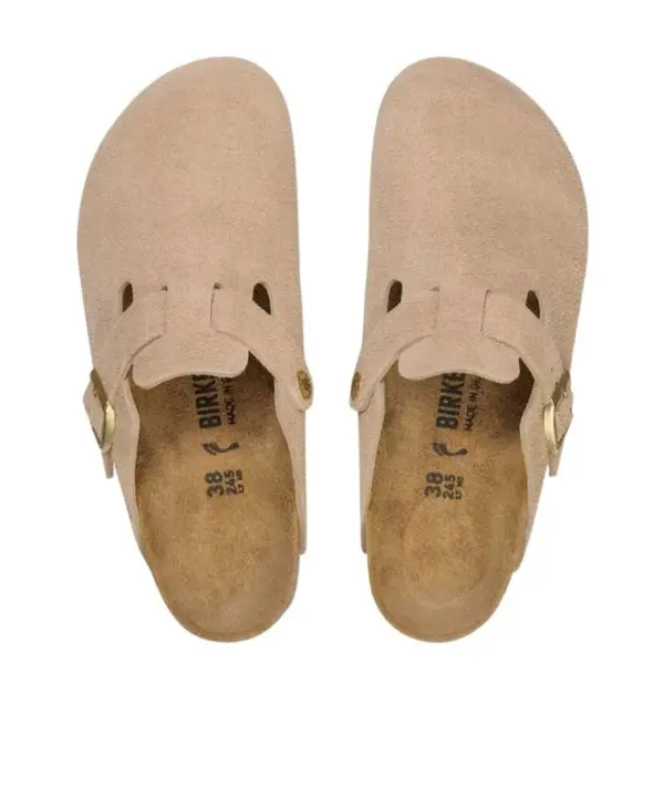 BIRKENSTOCK Boston Buckled Flat Mules