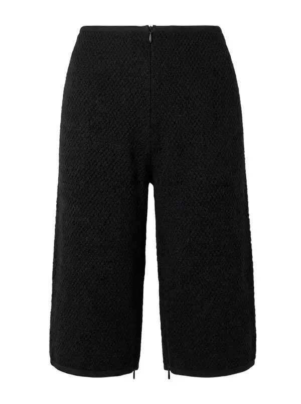 Gucci Gg Jacquard Mid Rise Cycling Shorts - Black