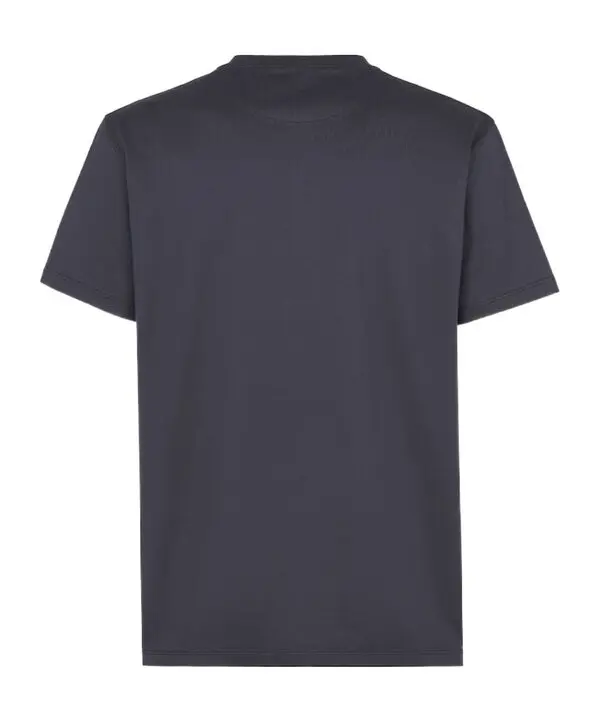 Fendi Logo Embroidered Crewneck T-shirt