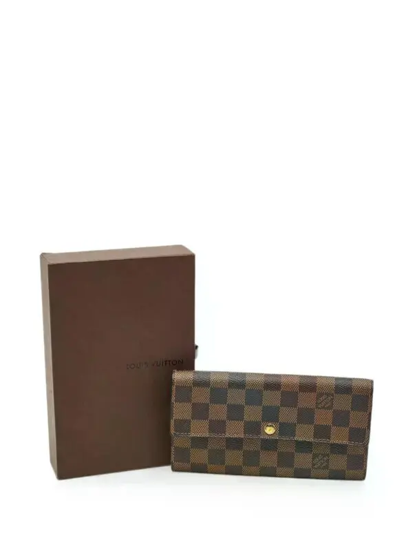 LOUIS VUITTON 2006 Sarah Damier Ebene Wallet