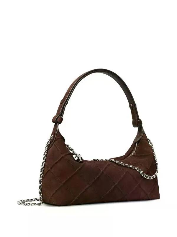 Tory Burch Fleming Suede Pochette