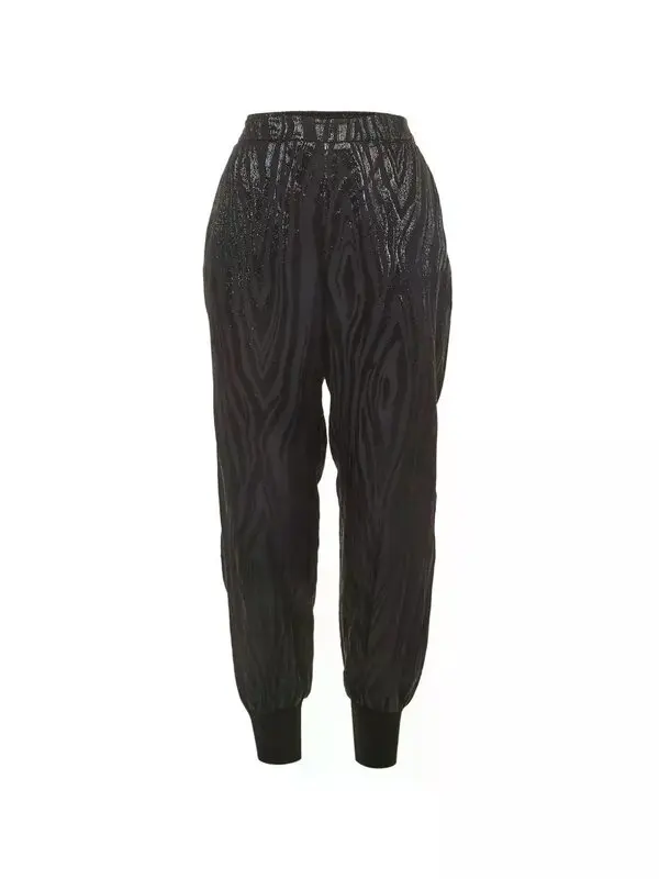 Stella McCartney Zebra-pattern Jacquard Tapered Trousers