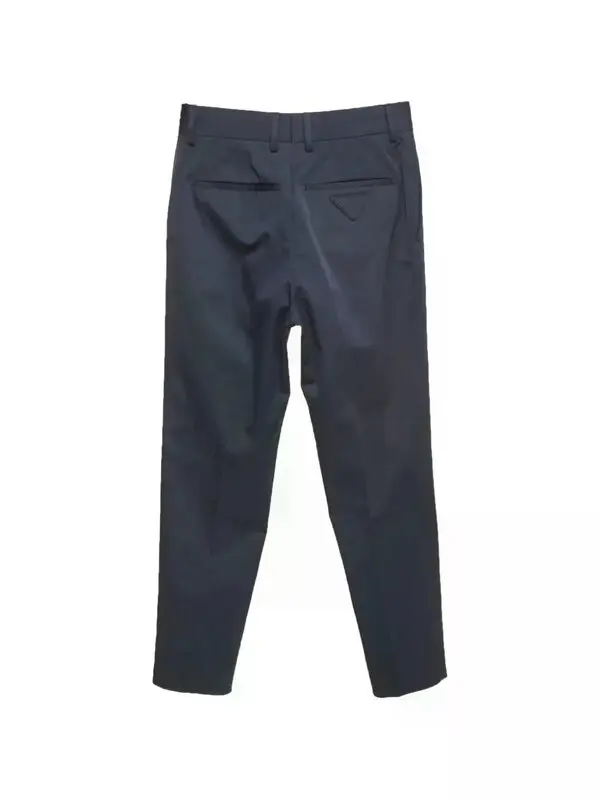 Prada Gabardine-weave Cotton Chino Trousers
