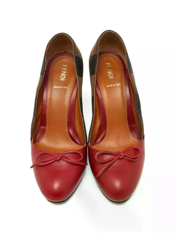Fendi Pequin Bow Pumps