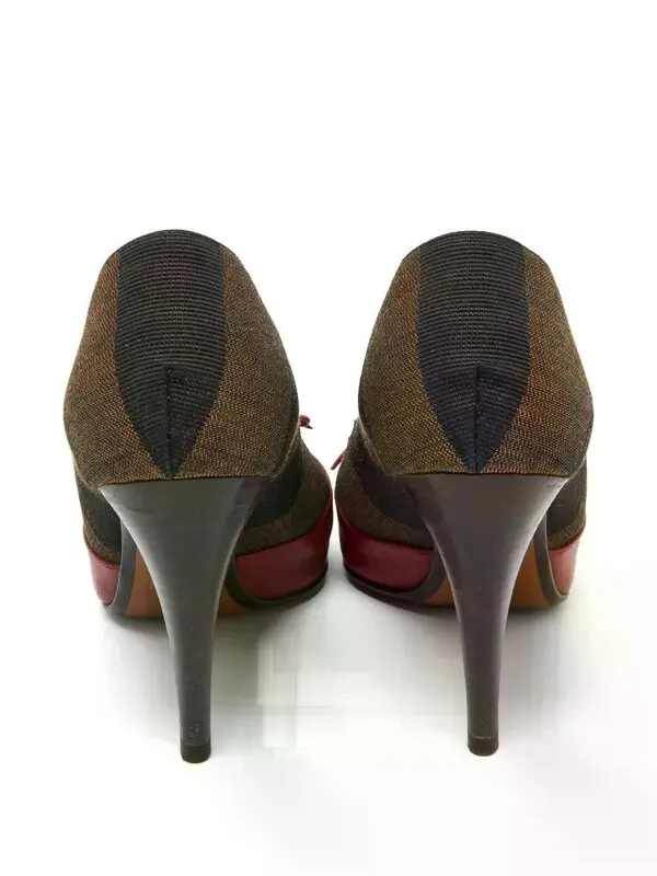 Fendi Pequin Bow Pumps
