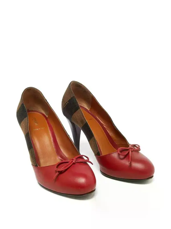 Fendi Pequin Bow Pumps