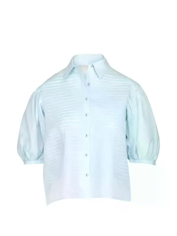Ulla Johnson Cordelia Pintuck Puff-sleeve Blouse