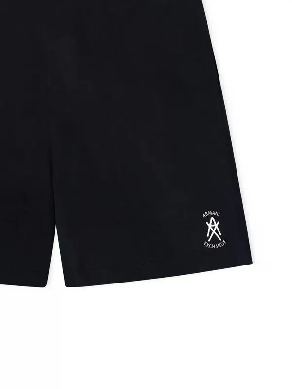 Armani Exchange Logo Detail Shorts