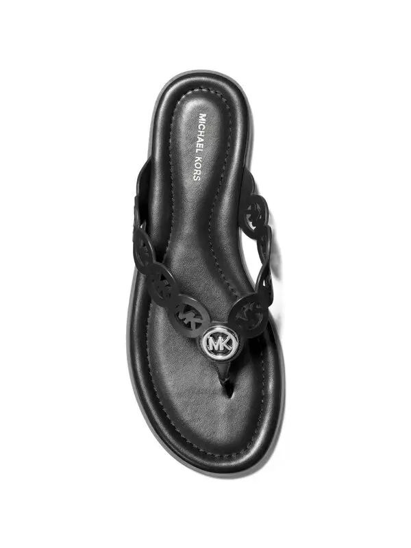 Michael Kors Janie Logo-plaque Flat Sandals
