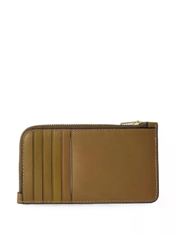 COACH Smooth Leather Zip-around Cardholder