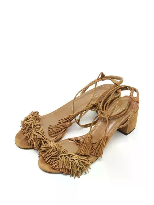 AQUAZZURA Wild Thing Fringe Sandals