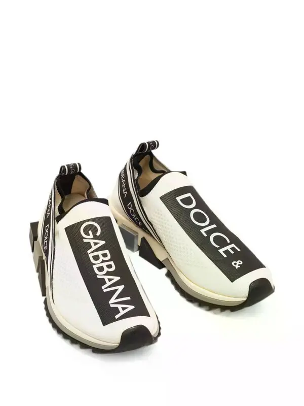 Dolce & Gabbana Sorrento Knit Sneakers - Neutrals