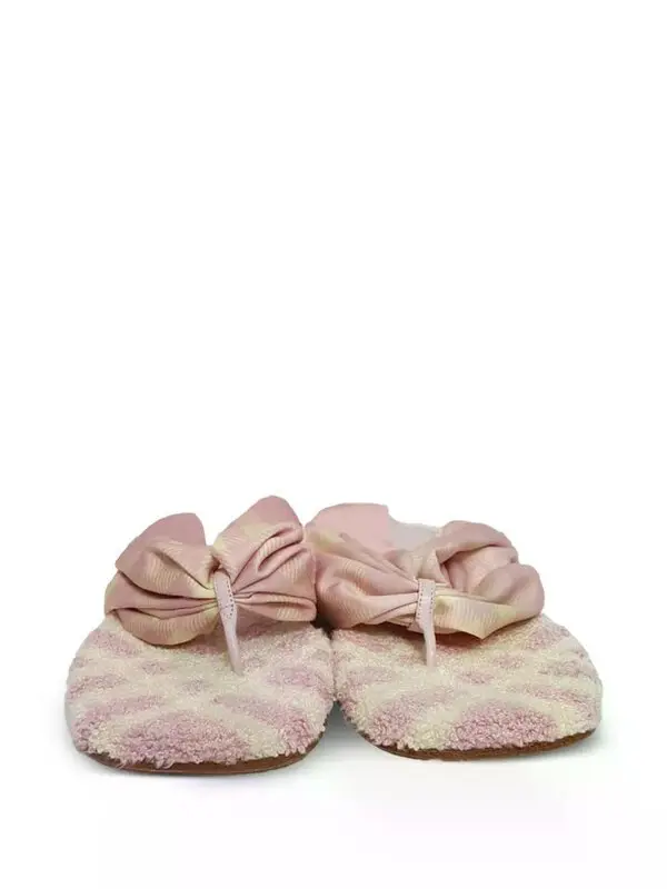 Burberry Check Print Open-toe Sandals - Pink