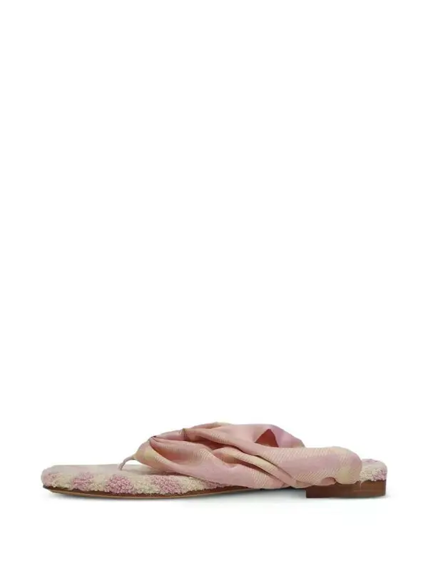 Burberry Check Print Open-toe Sandals