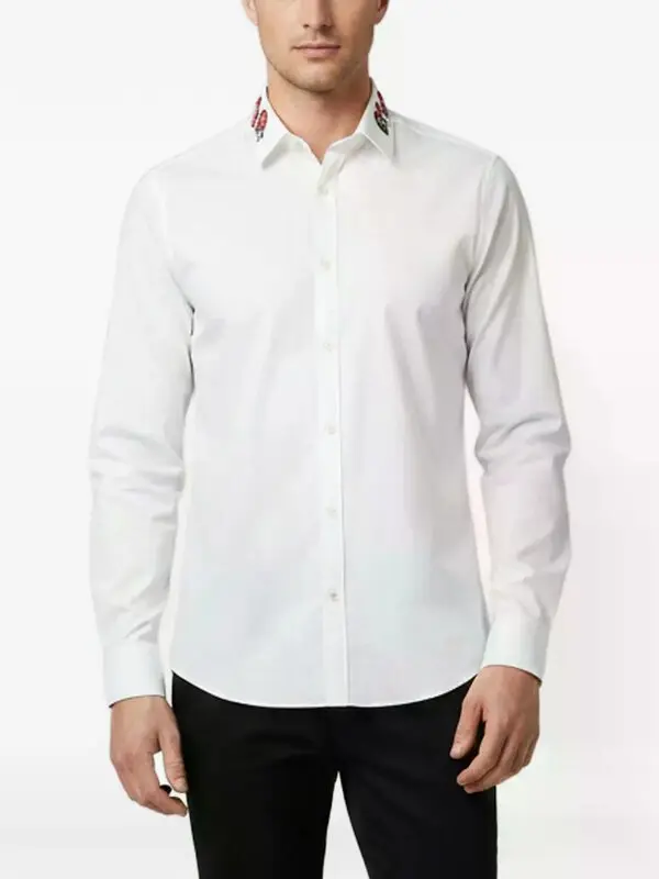 Gucci Snake Embellished Shirt