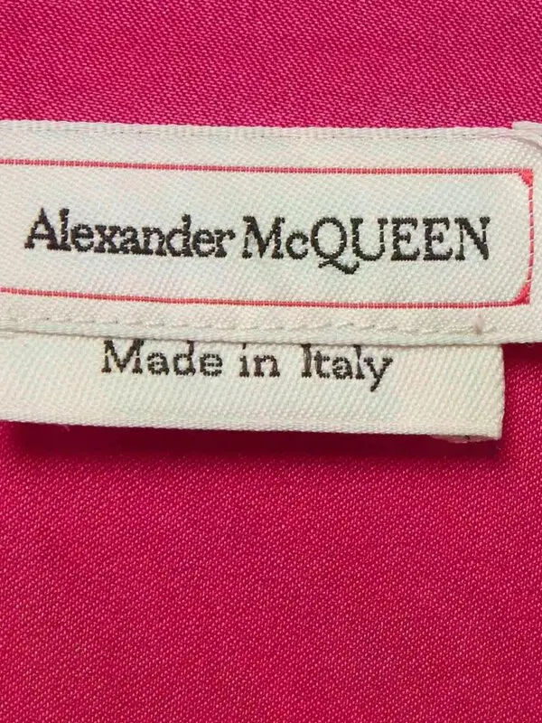 Alexander McQueen Silk Ruffled Shirt