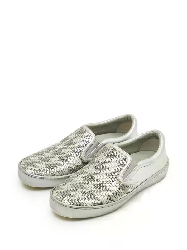 Dior Woven Houndstooth Sneakers