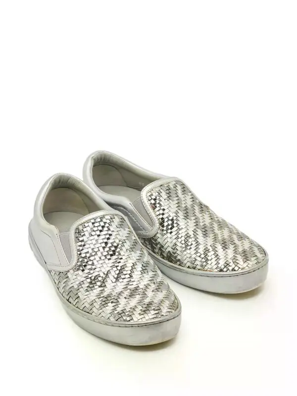 Dior Woven Houndstooth Sneakers