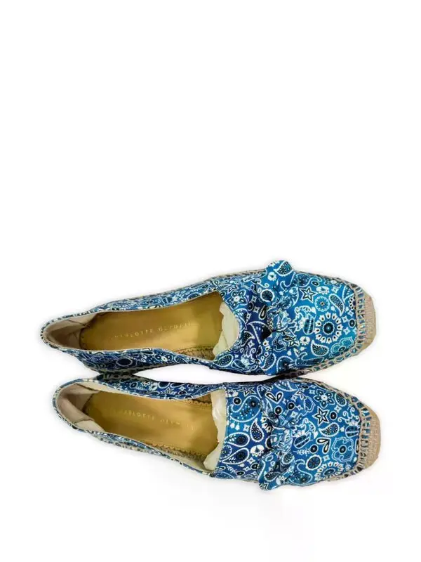 CHARLOTTE OLYMPIA Bandana Bow Espadrilles