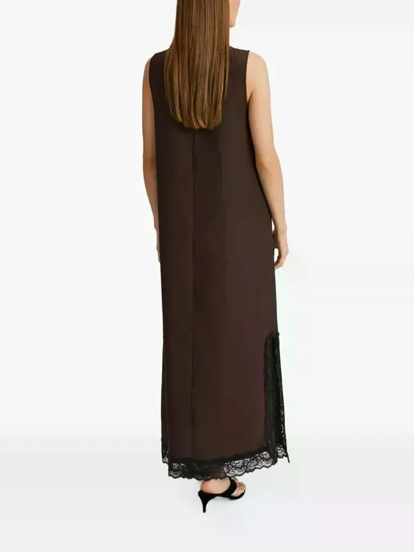 Stylein Lace-trim Sleeveless Maxi Dress