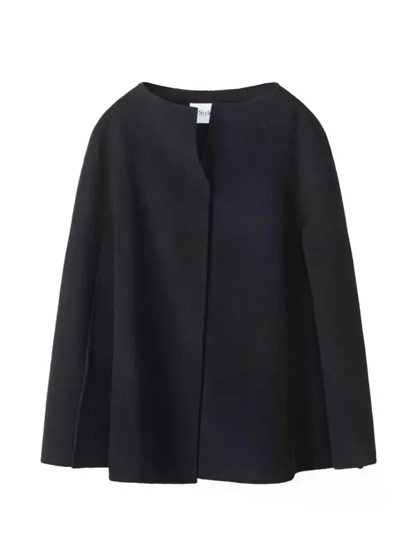 Stylein Thea Cape Jacket - Black