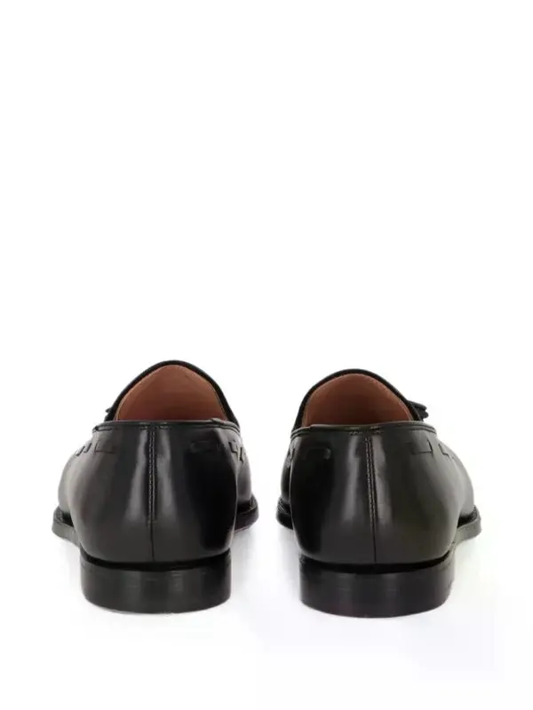 Todd Snyder Leather Tassel Detail Slip-on Loafers