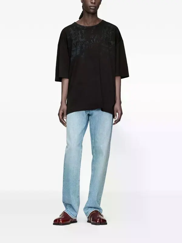 MAISON MARGIELA Logo-print Oversized T-shirt