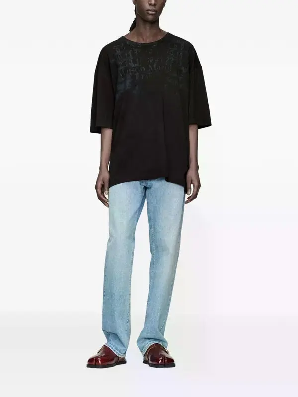 MAISON MARGIELA Numeric Cotton T-shirt - Black