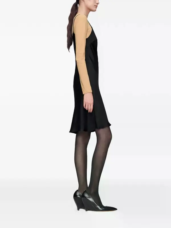 MAISON MARGIELA Satin Bias-cut Slip Mini Dress